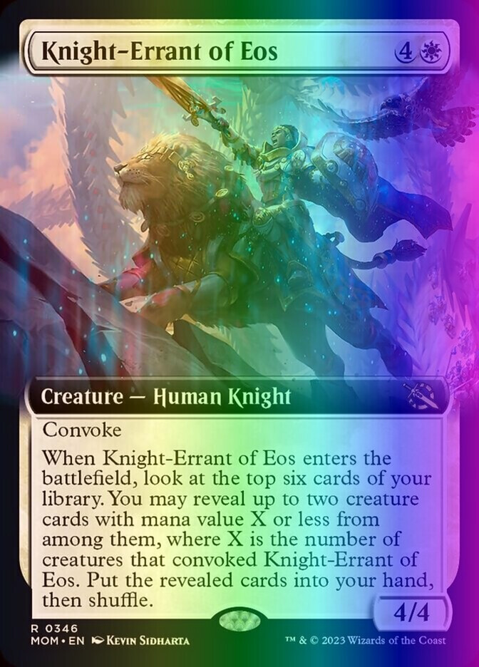 MTG Knight-Errant of Eos (346/548) March of the Machine LP FOIL | eBay