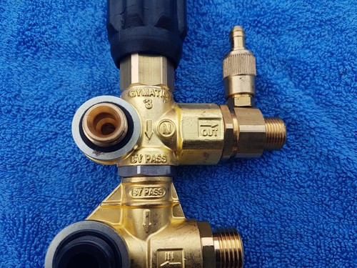 PRESSURE WASHER BYPASS VALVE UNLOADER 250 BAR GYMATIC 3B 20399 ANNOVI ...