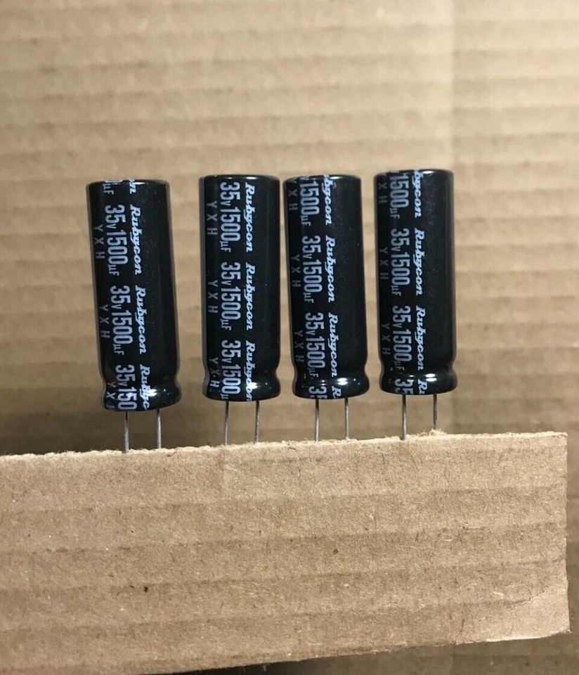 2200uf 1500uf 1000uf 820uf 680uf 470uf 10v 16v 25v 35v Rubycon ...