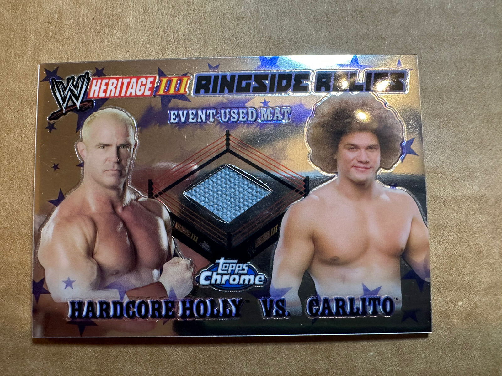 CARLITO HARDCORE HOLLY 2008 Topps Heritage WWE WWF WCW TNA AEW TNA ...