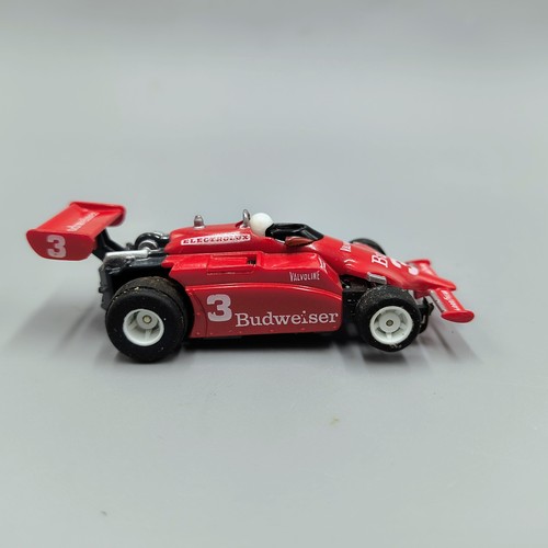 Vintage Tyco Budweiser Red #3 F-1 Indy Race HO Slot Car | eBay