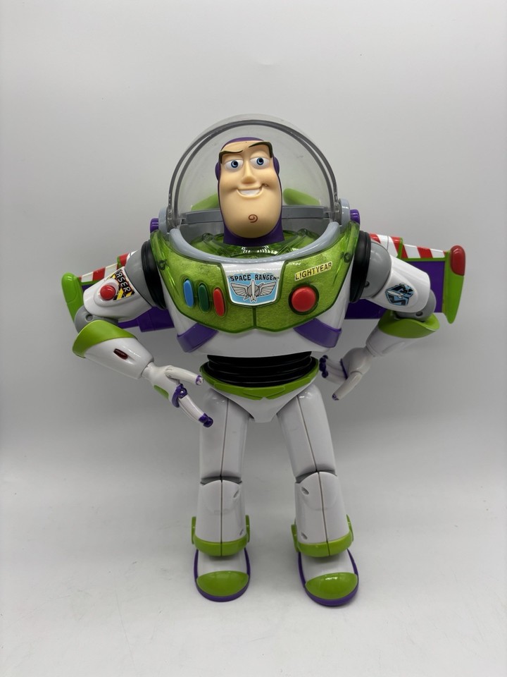 Toy Story Buzz Lightyear Power Up Action Figure Thinkway Toys Tested ...