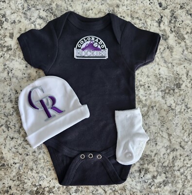 Rockies newborn/baby clothes Colorado baseball baby gift Rockies baby ...
