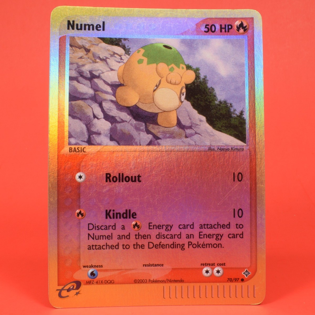 Numel Pokemon Card