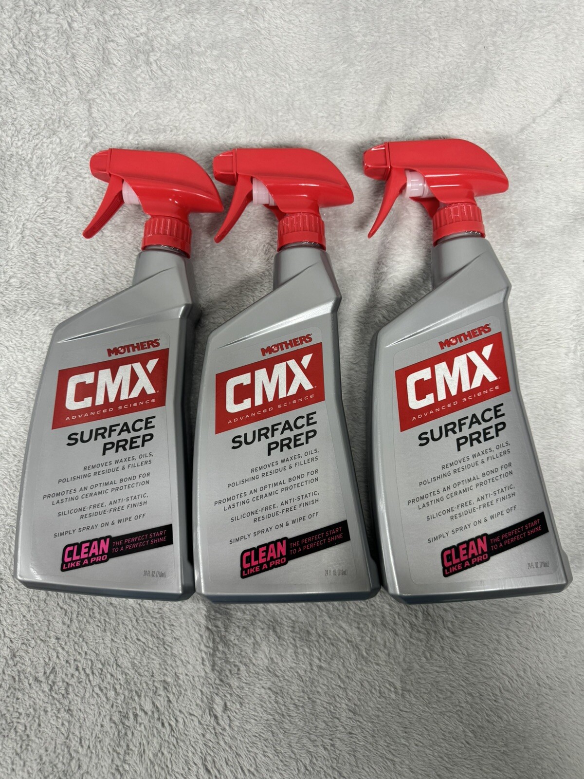 MOTHERS 01224 CMX Surface Prep Spray - Silicone Free - Anti-Static - 3 ...