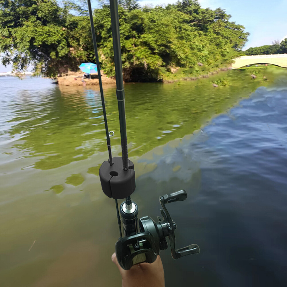 Fish Pole Protectors Elastic Fishing Rod Tie Holder Protector Tackle ...