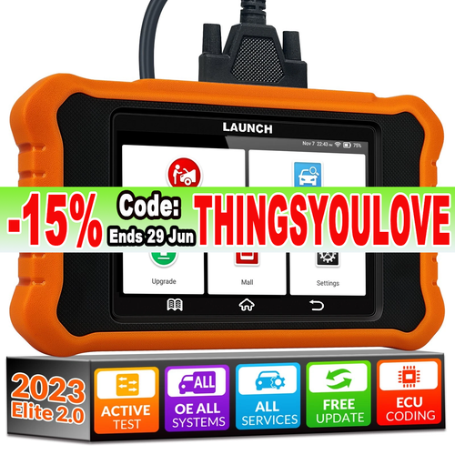 LAUNCH X431 Creader Elite V2.0 for BMW Car Diagnostic Tool Scanner Bidirectional | eBay