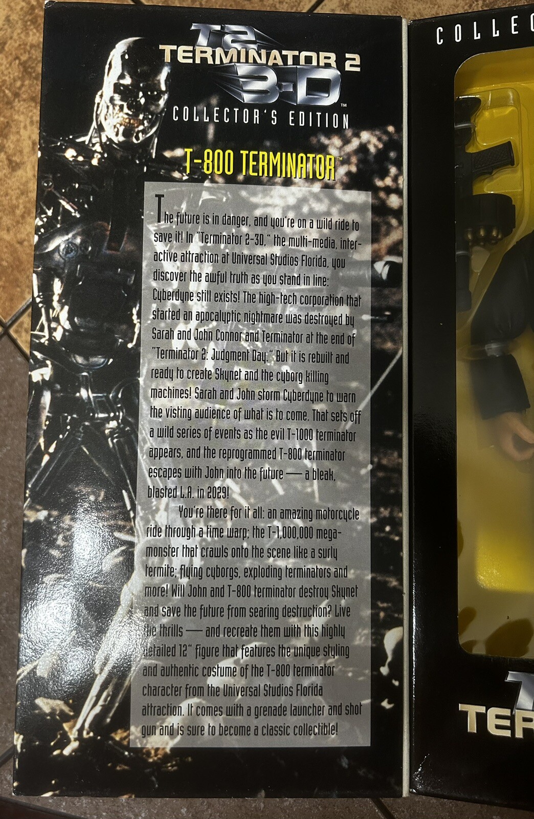 Terminator 2 T2-3D Collectors Edition T-800 Terminator 12 Inch Figure ...