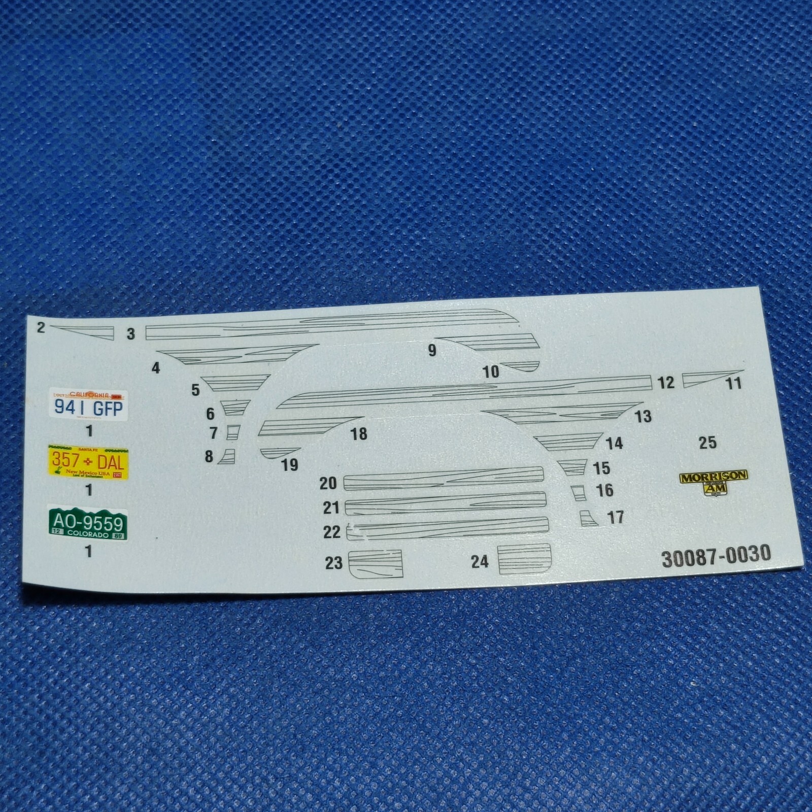 🌟 Woody Wood Grain Decals 1939 Chevy 1:25 Scale 1000S Model Car Parts 4 ...