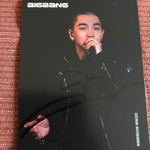 BIGBANG TAEYANG SOL AUTOGRAPHED COLLECTION CARD | eBay