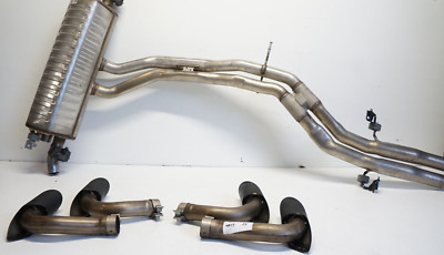 LAMBORGHINI URUS Abgasanlage Auspuff Schaldämpfer i0181 Schwarz Matt ...