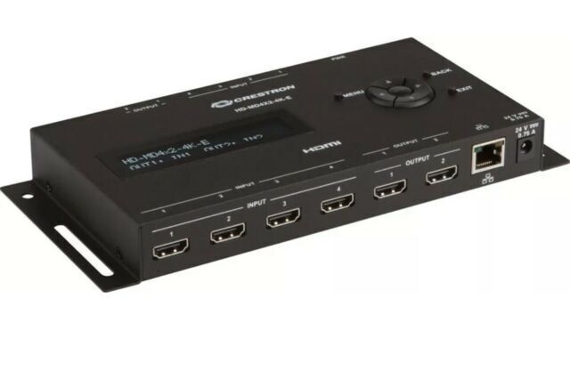 Crestron 4x2 4K HDMI Signal Switcher (HD-MD4X2-4K-E) for sale online | eBay