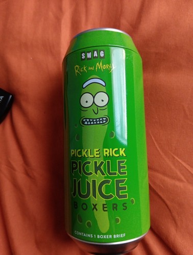 SWAG Rick and Morty Green PICKLE JUICE RICK Boxers Men's L (34-36) New ...
