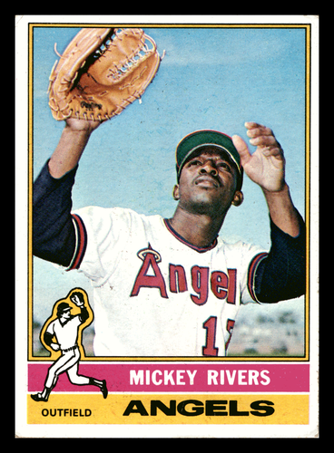 1976 Topps Mickey Rivers California Angels #85 EX | eBay
