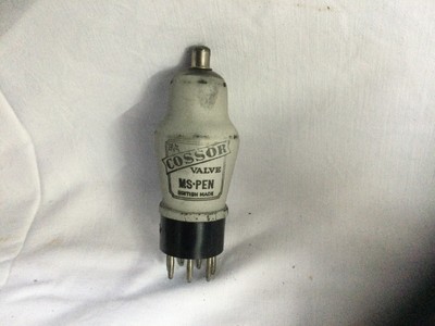 New Cossor MS-PEN HF Pentode 7 Pin valve Vintage Old Stock valve boxed ...