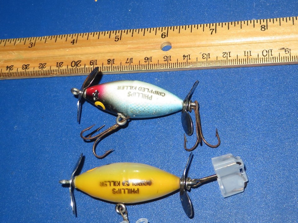 Lot of 2 Philips Crippled Killer Lure Fire Tiger | eBay