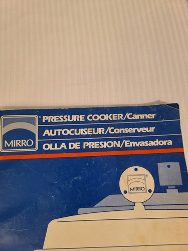 Mirro Pressure Cooker Canner Betty Crocker Directions Recipes ...