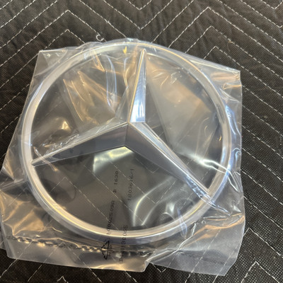 FOR silver star grill radiator grille emblem 186mm A0008171416 ...