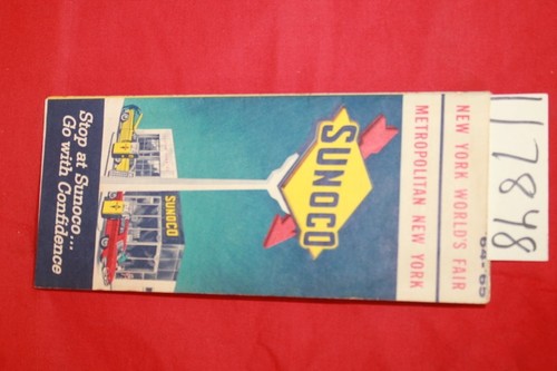 Sunoco New York World's Fair Metropolitan New York Map | eBay