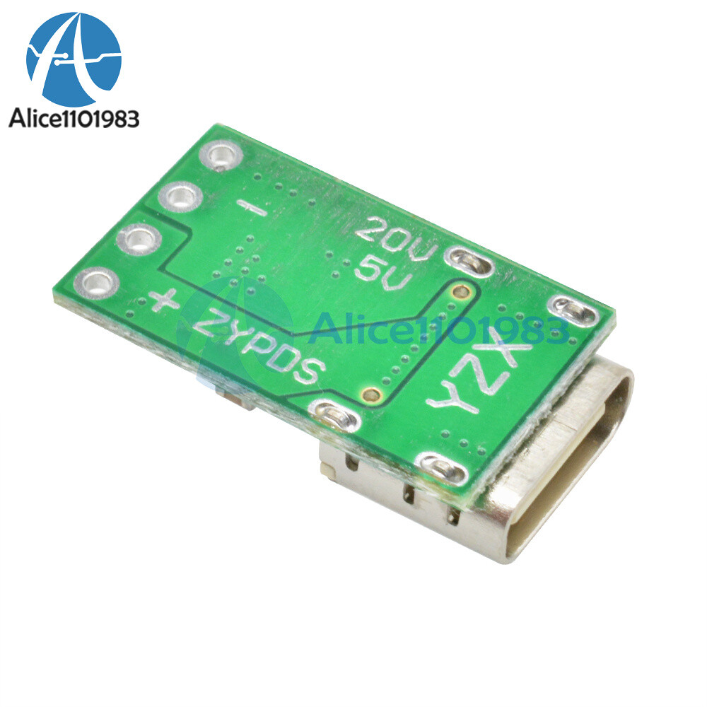 ZY12PDN ZYPDS USB-C Type-C PD2.0 3.0 to DC USB Fast Charge Trigger Poll ...