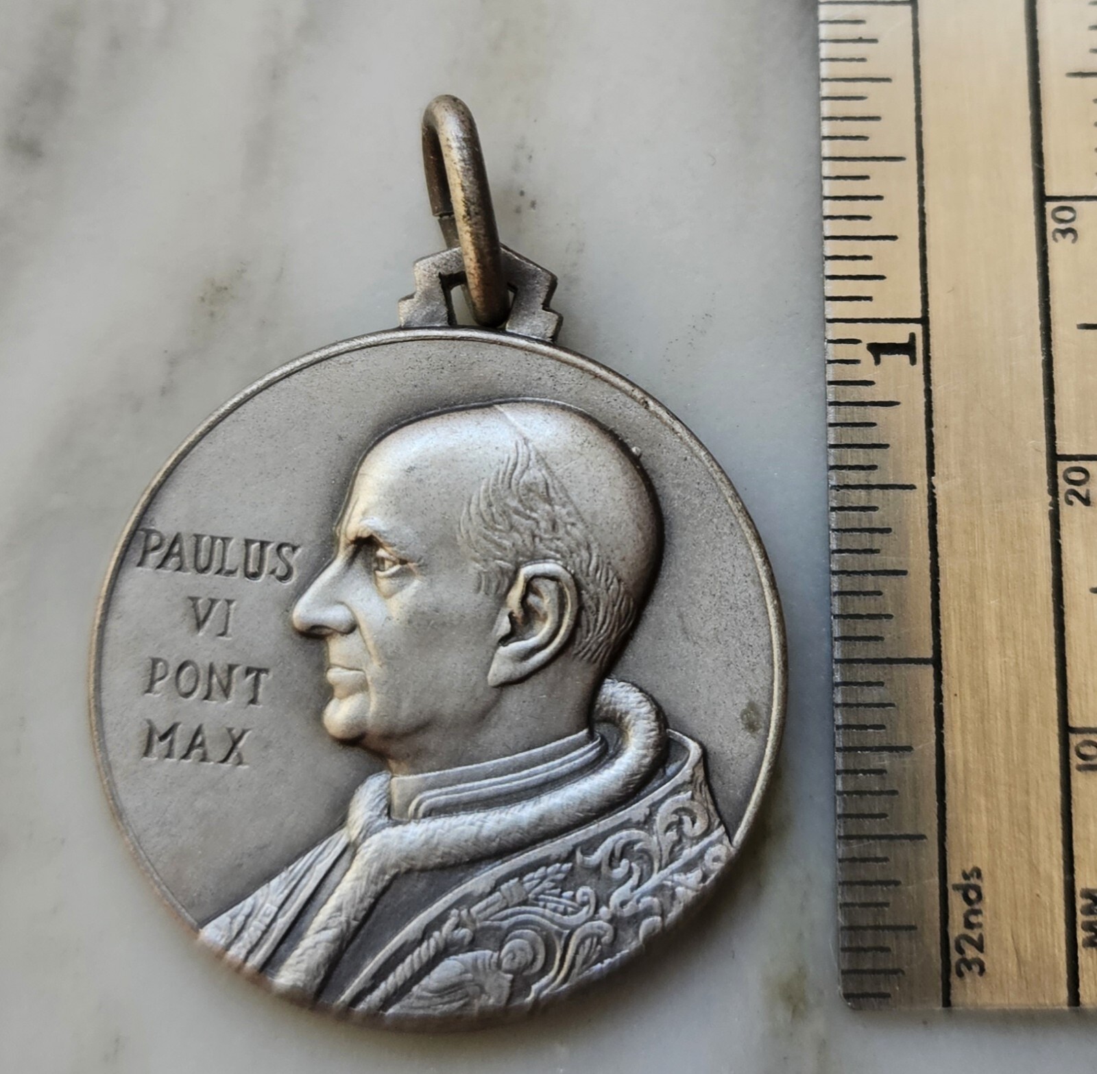 Catholic Pope Paul VI Pontifex MAXIMUS Medal Vadican II Second Vatican ...