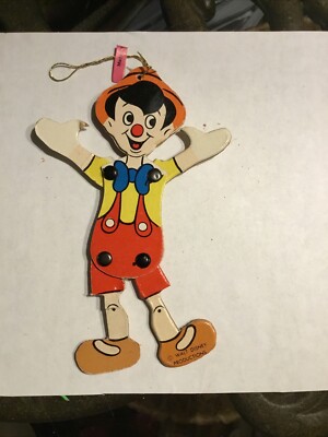 Pinocchio Paper Cardboard Puppet,Walt Disney Productions | eBay