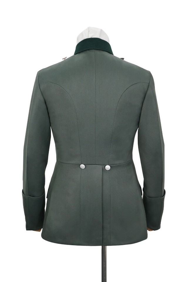 WW2 German Heer M27 Officer panzer Gabardine piped service tunic II | eBay