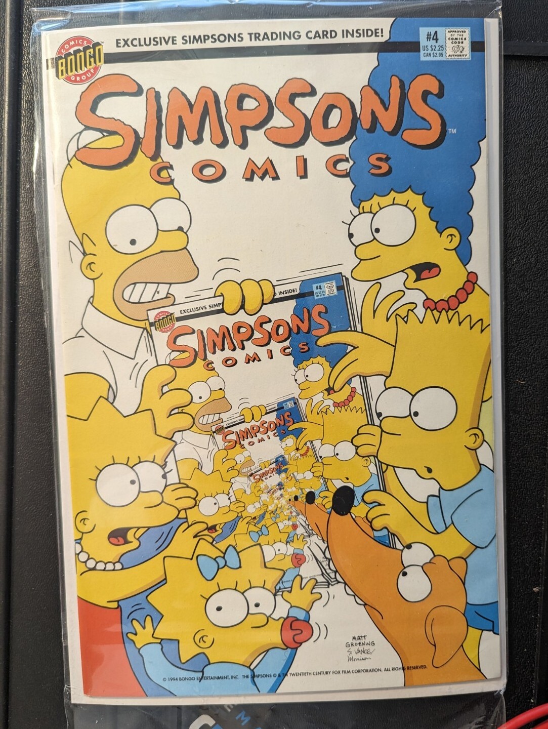 The Simpsons Comics Bongo Issue 4NO CARD Busman | eBay