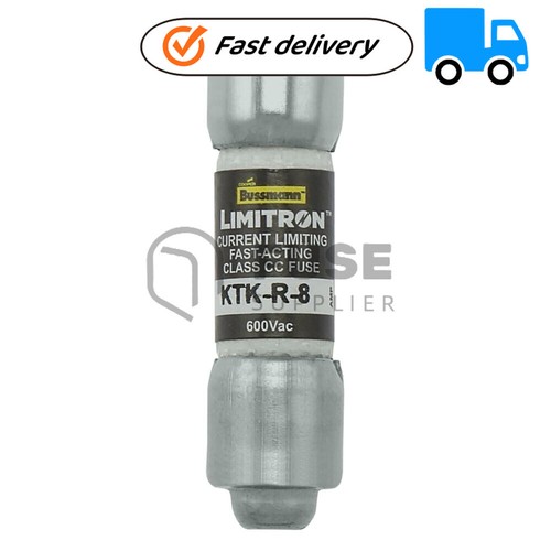 1PC New Eaton Bussmann Series KTK-R Fuse Rejection Style 8A 600V KTK-R ...
