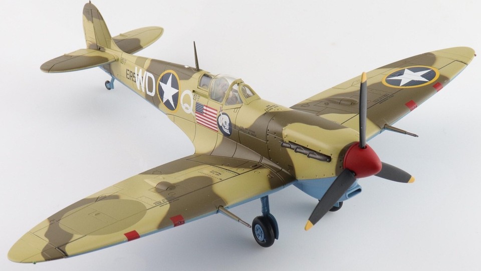 Hobby Master 1/48 Spitfire MK.V ER570 4th FS 52nd FG MACAF Robert ...