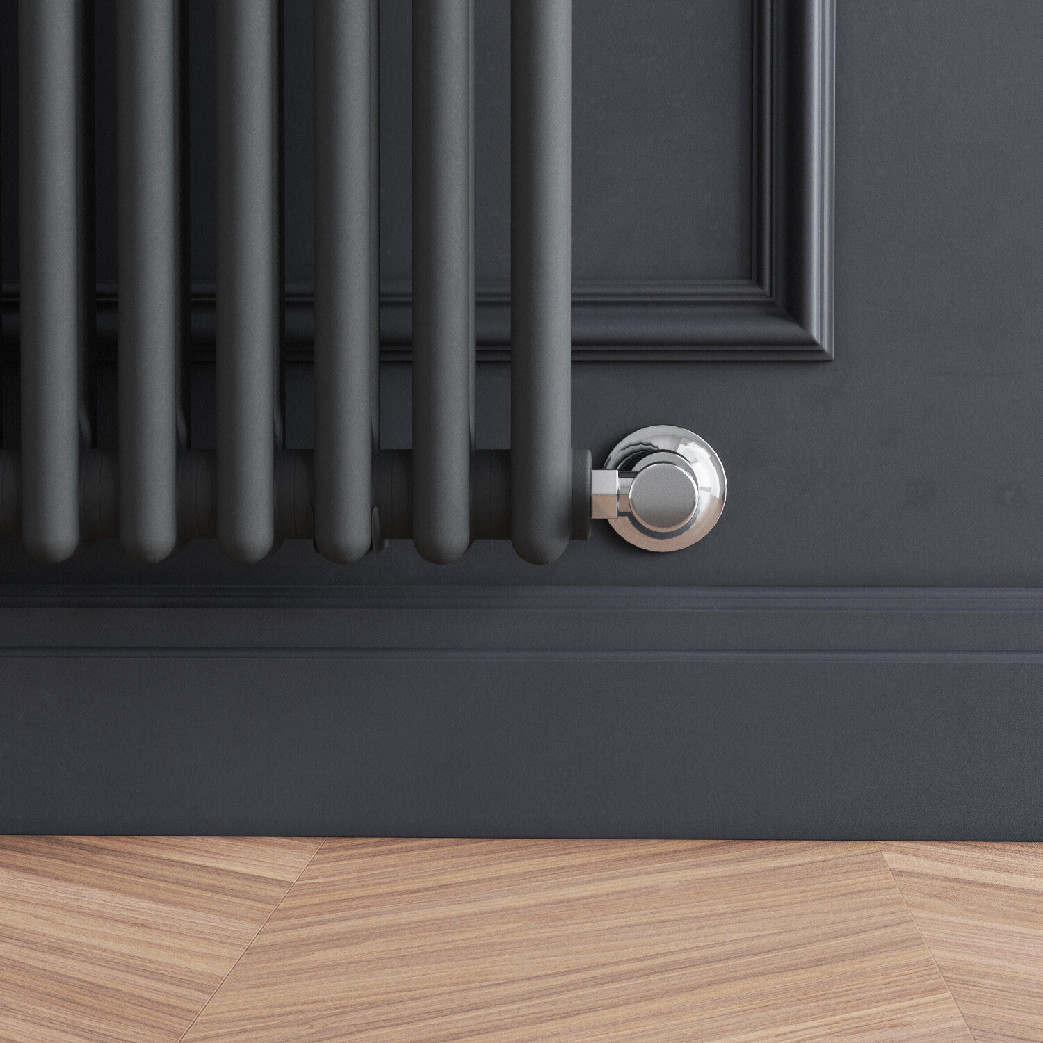 Traditional Cast Iron Radiator 2/3 Column Vertical Horizontal Heating ...