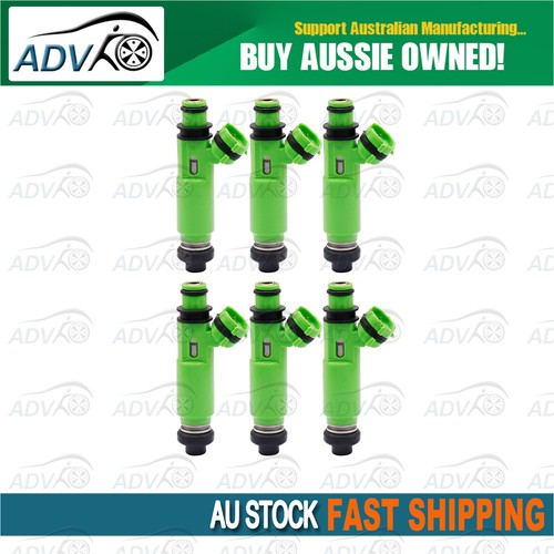 6x Fuel Injectors Fit Mitsubishi Triton MK 98-06 6G72 3.0L V6 ...