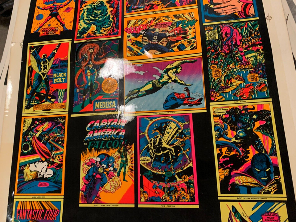 STORE DISPLAY 1971 MARVEL COMICS VINTAGE CARDBOARD POSTER THE THIRD EYE ...
