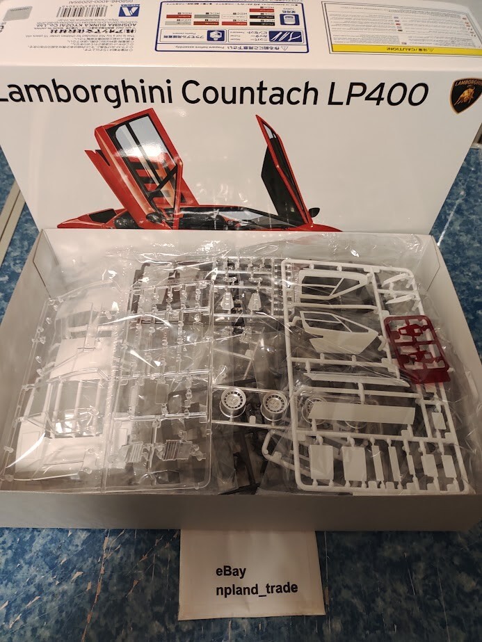 Aoshiima 1/24 Scale Lamborghini Countach LP400 ’74 Model Kit From JAPAN ...