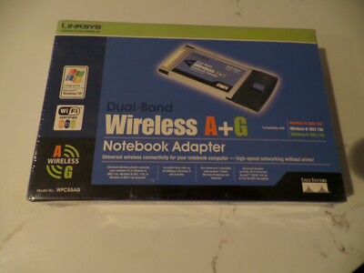 NEW SEALED! LINKSYS CardBus Dual Band Wireless-A+G WiFi WLAN LAN PC ...