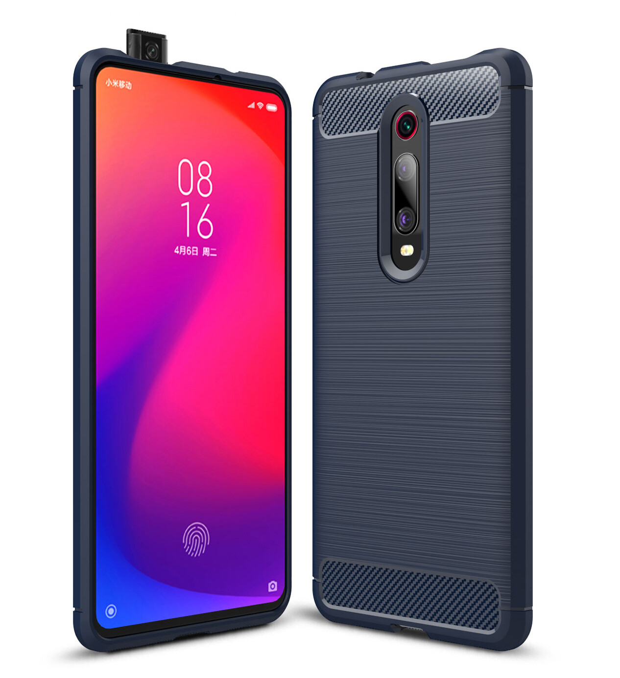 For Xiaomi Redmi K20 Pro Case Carbon Fiber Shockproof Ultra Slim Thin ...