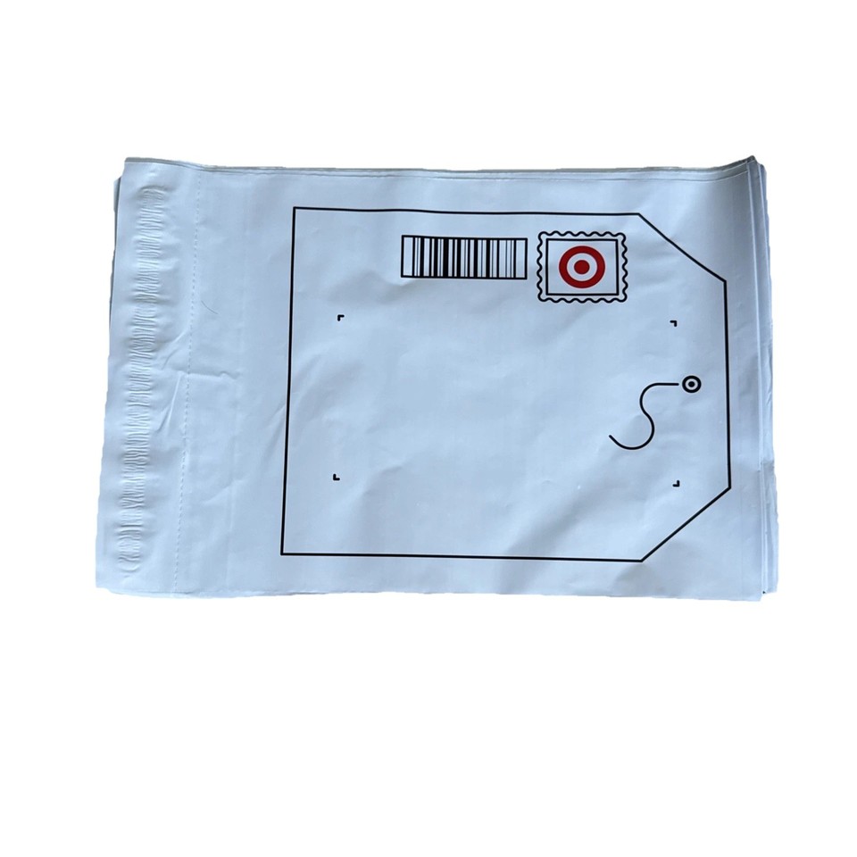 Target Poly Mailer Bags Bullseye Dog 10x13 Pack of 50 New! Peel and ...