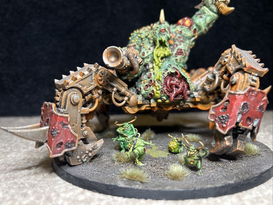 Plague Hulk Death Guard Warhammer 40K Painted Soulgrinder Defiler ...