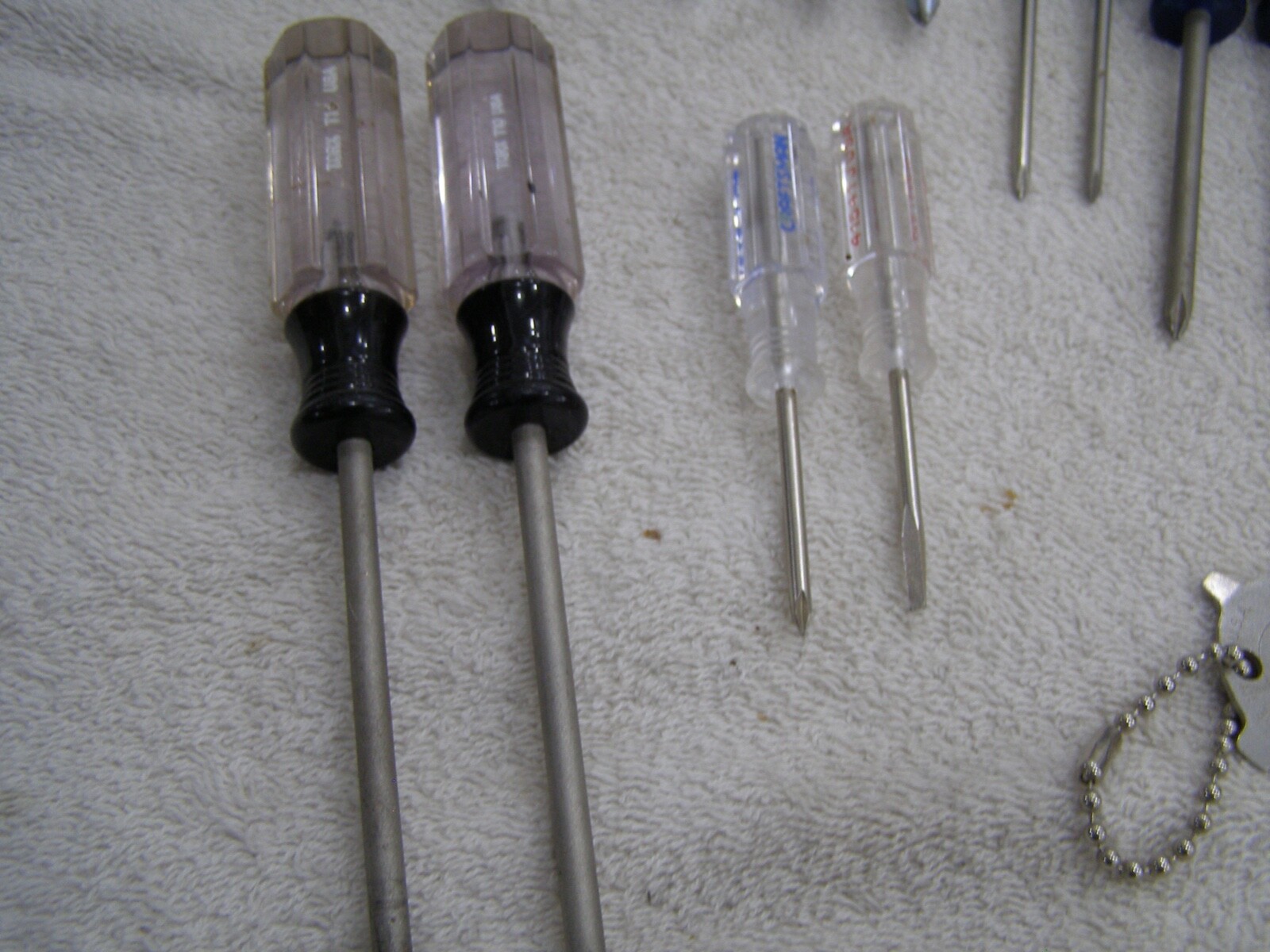 29 Pc USA Craftsman Screwdrivers 13 Phillips 13 Flat 2 Torx 1 Key Chain ...