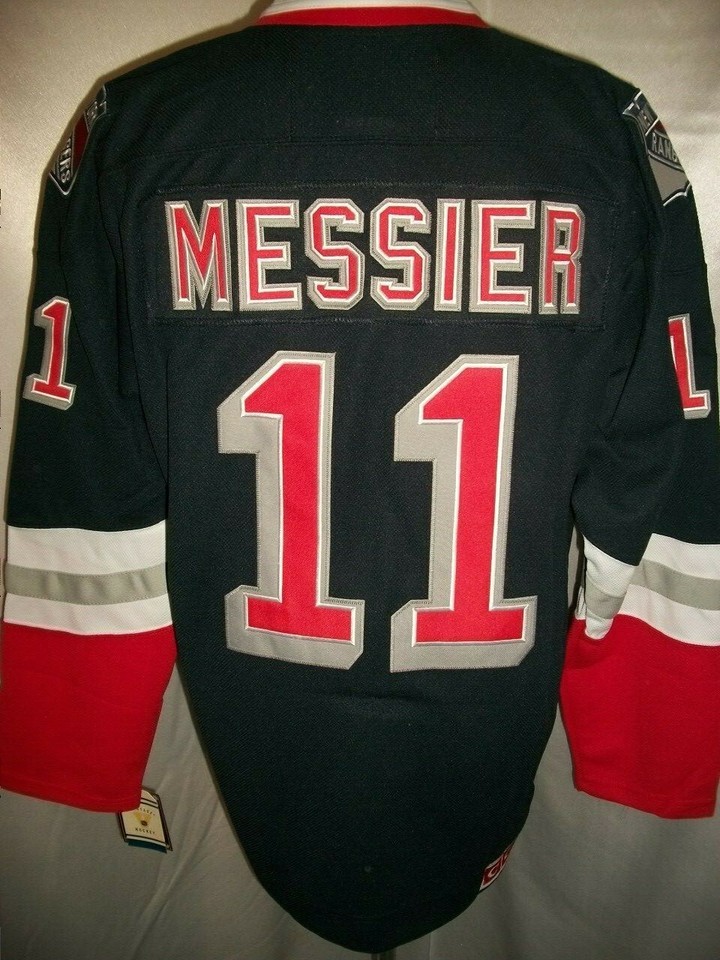 Mark Messier New York Rangers Blue "Statue of Liberty Throwback" CCM ...