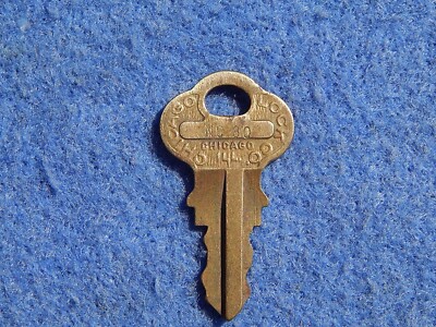 vintage coin op key: Chicago Lock key NC 80 - Northwestern Gum Ball | eBay