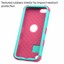 iPod Touch 5th 6th & 7th Gen -Turquoise Blue Pink Impact HARD & SOFT ...