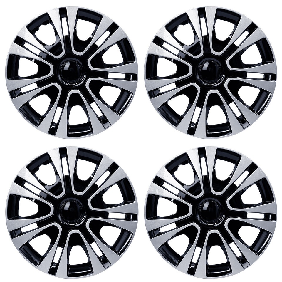 15'' Set of 4 Hubcaps Wheel Covers Snap On R15 Tire Steel Rims For ...