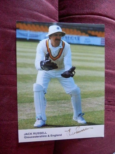 JACK RUSSELL - ENGLAND CRICKETER - AUTOGRAPHED PHOTO | eBay