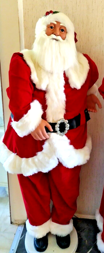 5' 9" Animated Christmas Motion Figure- Singing, Dancing Santa, Life ...