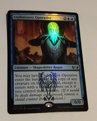 MtG Undercover Operative (SNC-063) Rare Foil English MINT | eBay.de