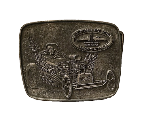 NHRA Drag Racing Hot Rod Belt Buckle - Vintage 1976 - Excellent | eBay