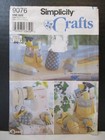 Simplicity Crafts Pattern 9076 Sewing Accessories Pin Cushions Scissors ...