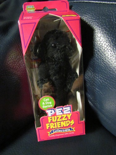 PEZ Fuzzy Friends Plush Black Bear Key Chain NEW 2 | eBay