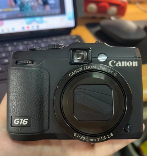 Canon PowerShot G16 12.1MP Digital Camera Black | eBay